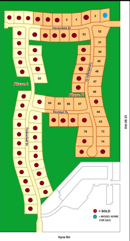 deerfield subdivision layout | Big Sky Development